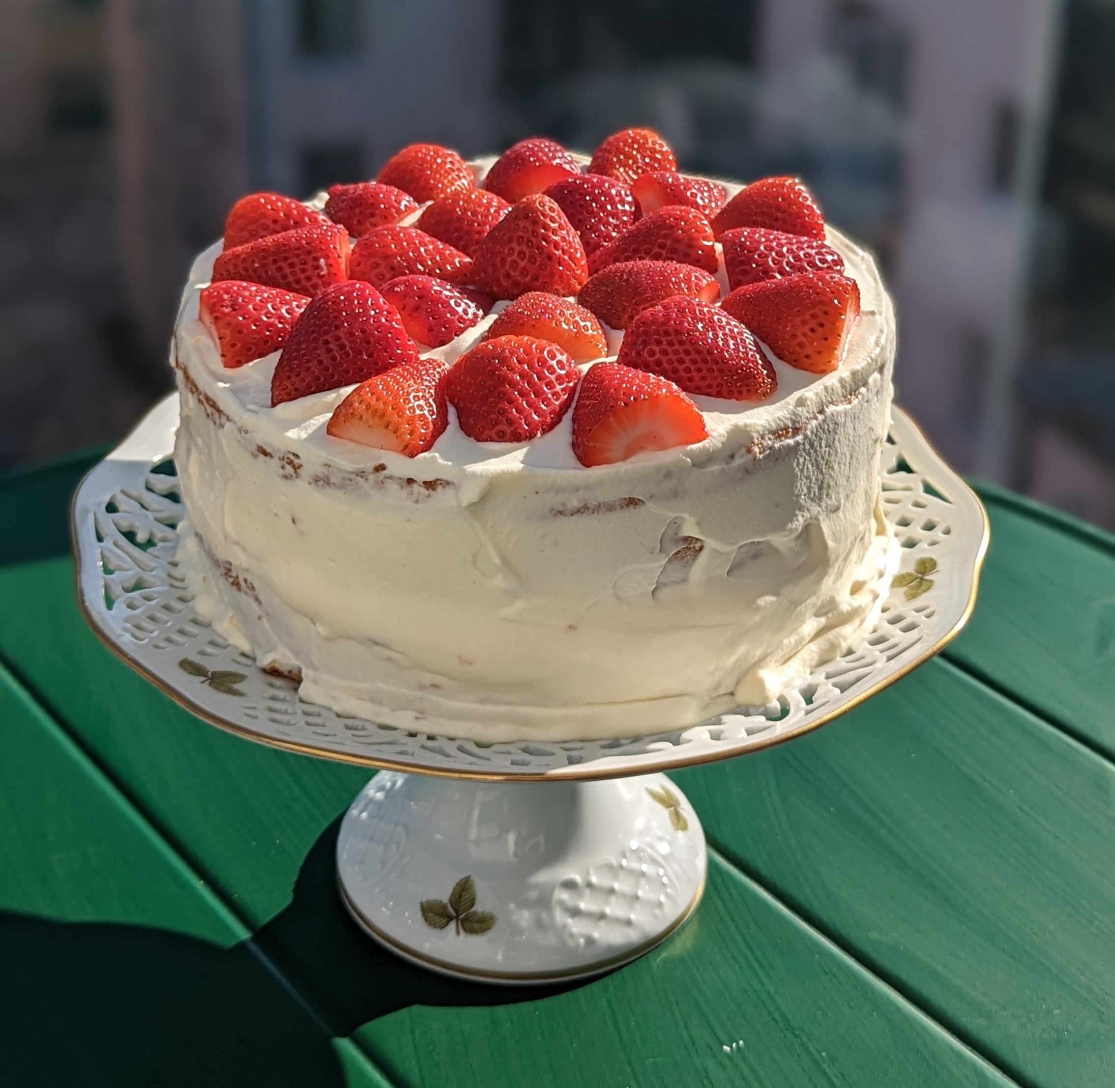 Swedish Strawberry Cake